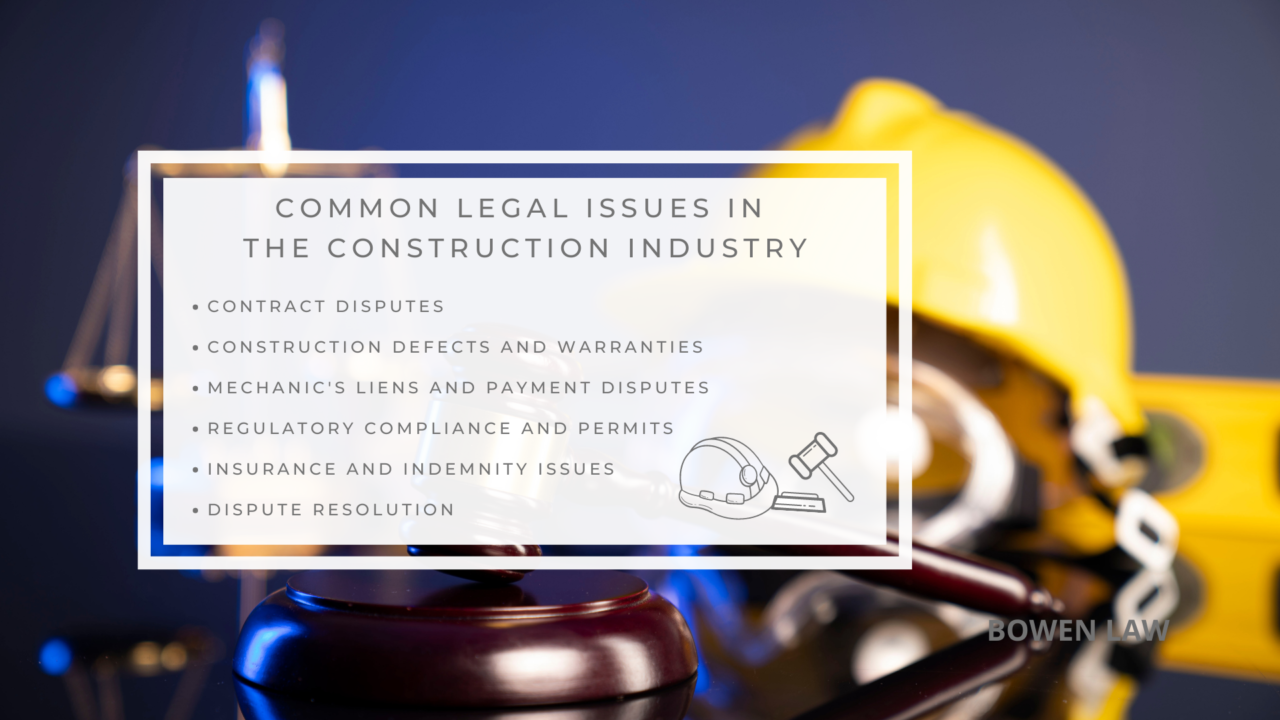 Common Legal Issues in the Construction Industry You Should Know